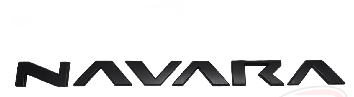 NISSAN NAVARA 2021-2024 TAILGATE LETTERS RED/BLACK – MANGORACING