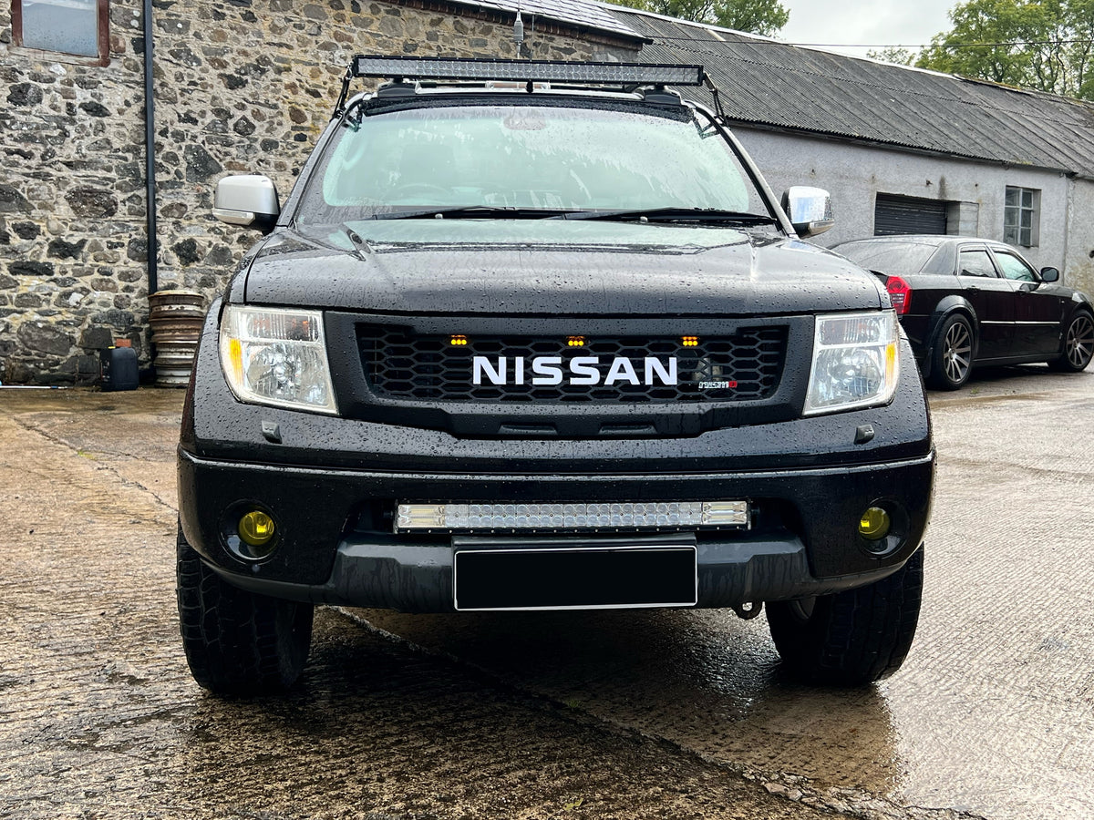 NISSAN NAVARA D40 GRILL NEW VERSION 2005-2010 PRE-FACELIFT – MANGORACING